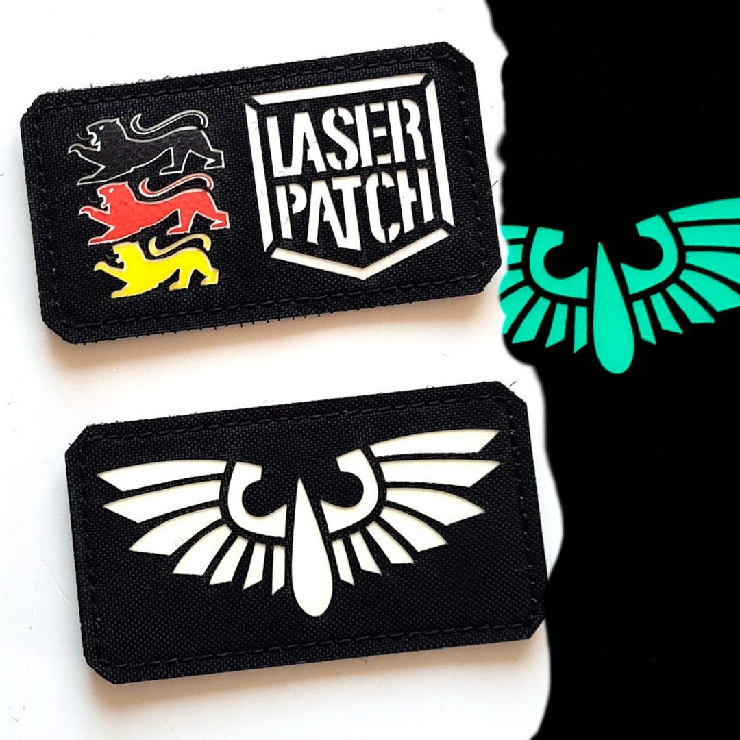 Warhammer 40K the Blood Angels Space Marine Laser Cut Cordura Patch ...