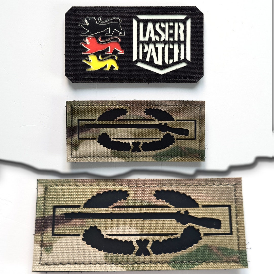 US Army Combat Infantryman Laser Cut 3.5x1.6 Cordura With Velcro - Etsy