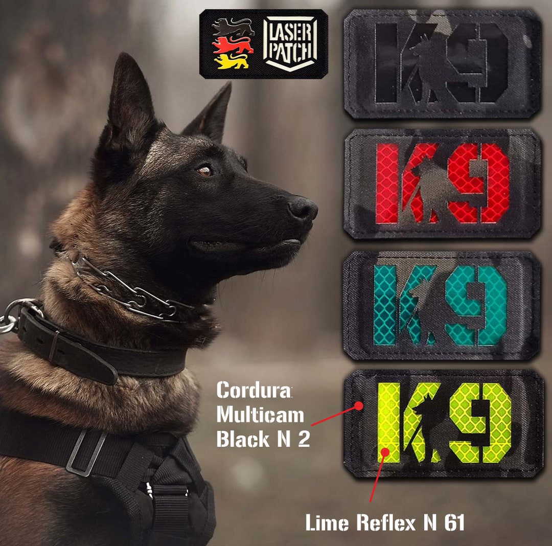 K9 Laser Cut Cordura Patch With Velcro - Etsy