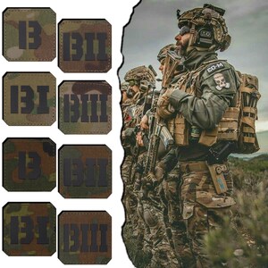 You Number / Callsign Laser Cut Cordura Patch With Velcro 1.9x1.9 - Etsy