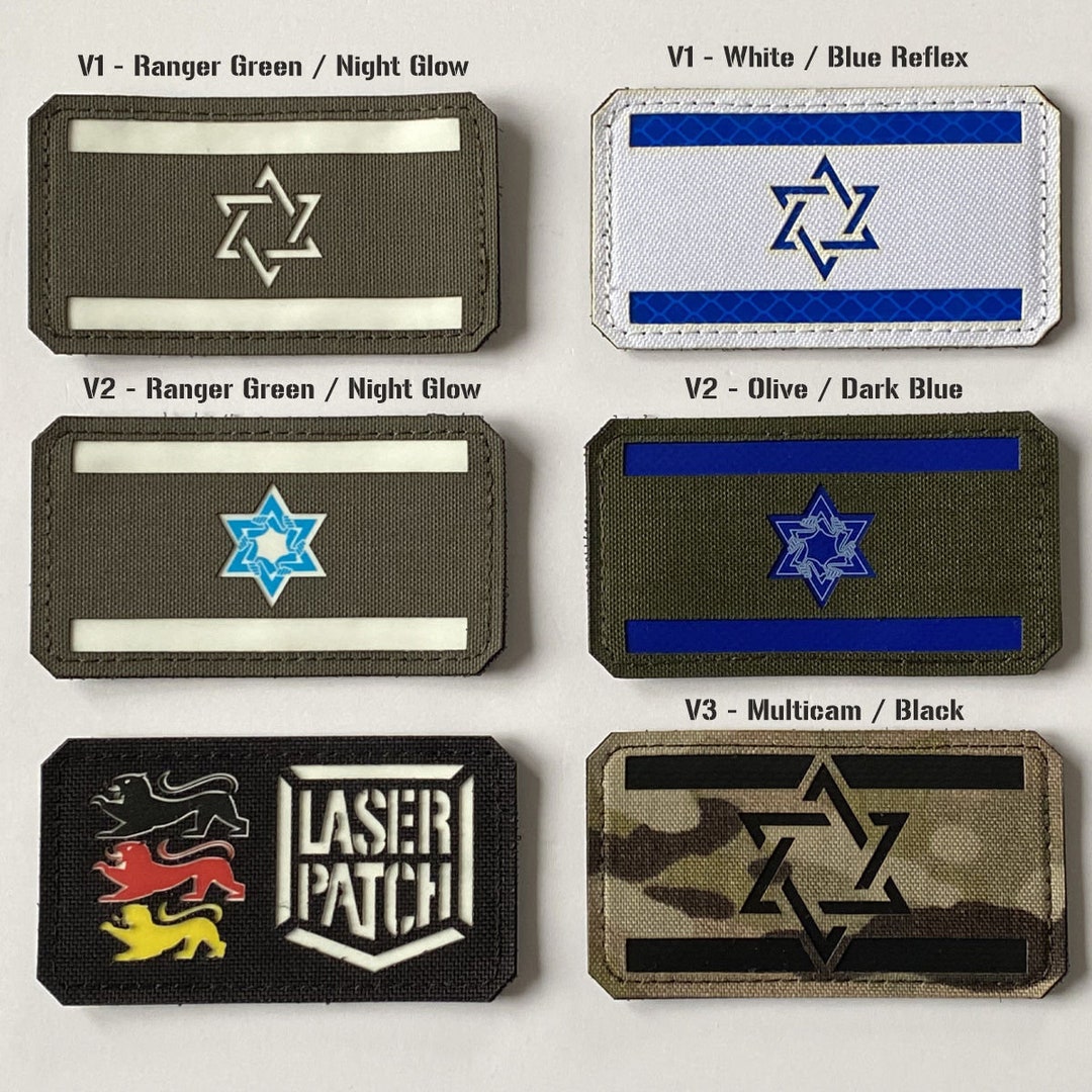 Israel Laser Cut Cordura Patch With Velcro - Etsy