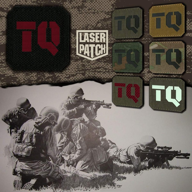 TQ Tourniquet Laser Cut Cordura Patch With Velcro - Etsy