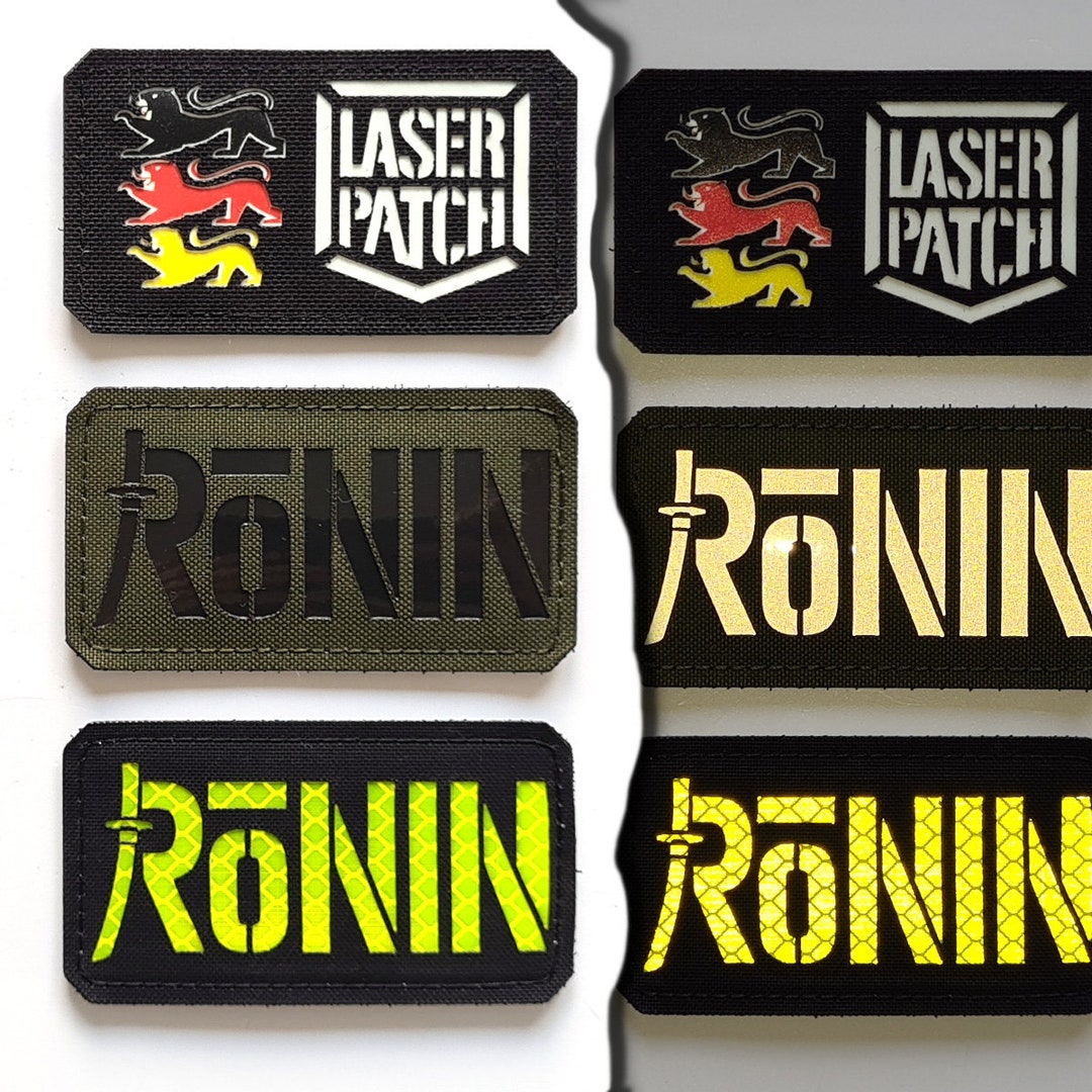 Ronin 3.5x2 Callsign Laser Cut Cordura Patch With Velcro - Etsy