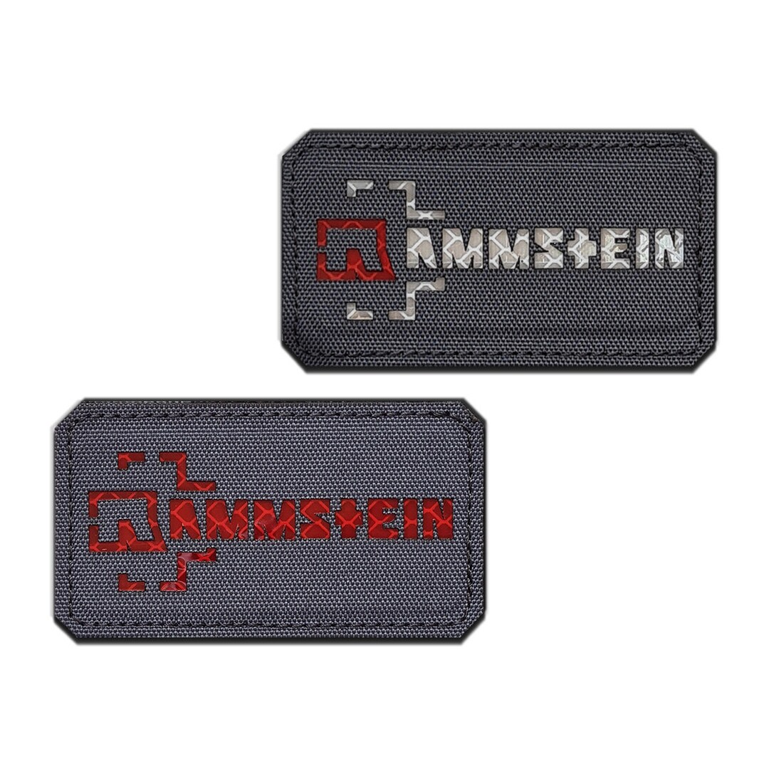 Rammstein 9050 Mm Laser Cut Patch With Velcro - Etsy