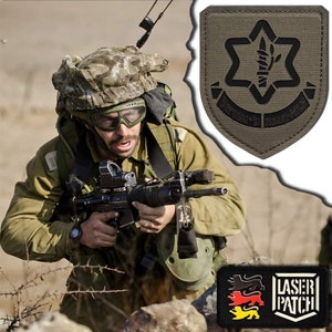 Israel 3x3.5 Army IDF Lasercut Cordura Patch With Velcro - Etsy