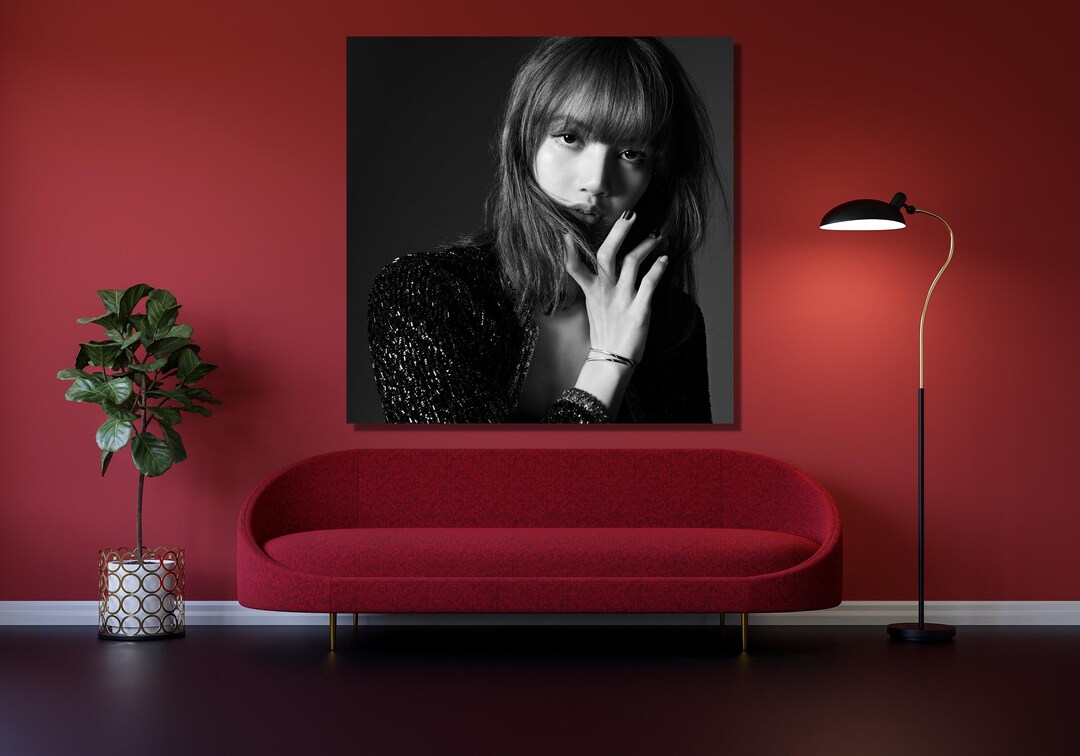 Blackpink Lisa Poster,k-pop Blackpink Canvas Wall Art,group Poster,k ...