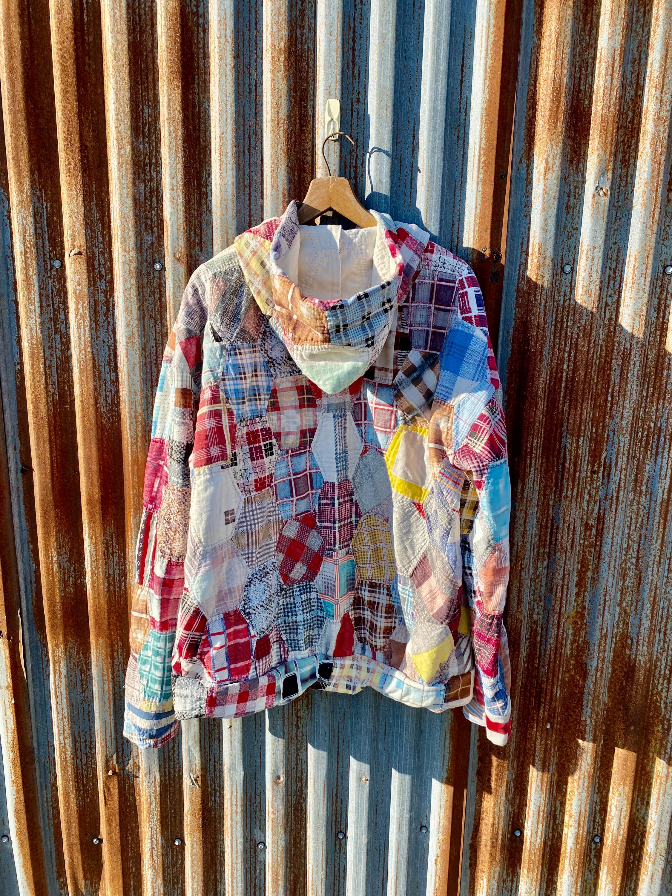 Hoodie, Quilt Hoodie, Sustainable Fashion, Cozy, Loungewear, Creative ...
