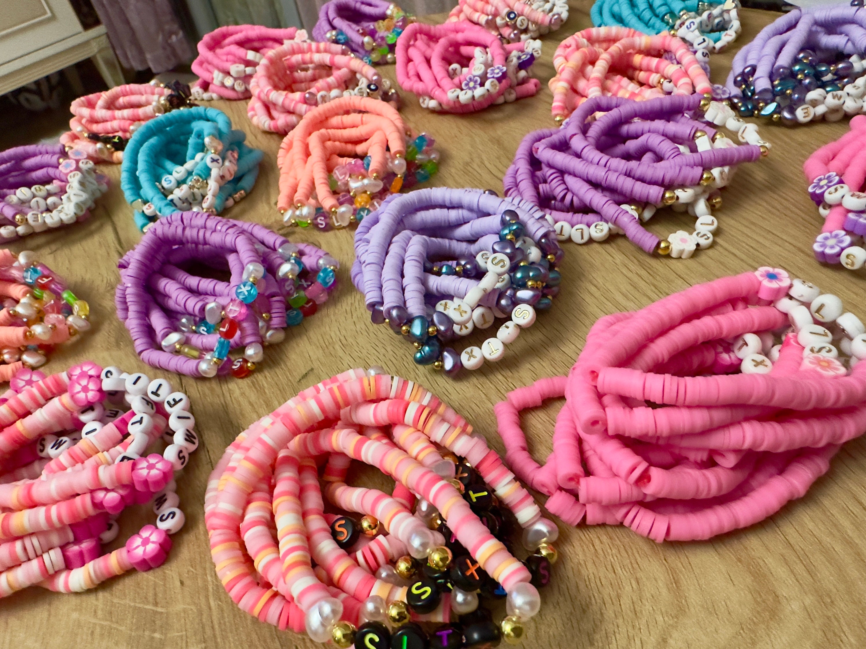 10 Pack Beaded Friendship Bracelets, Best Friend Gift, Exchange ...