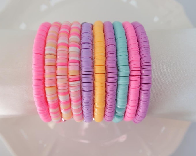 10 Pack Beaded Friendship Bracelets, Best Friend Gift, Exchange ...