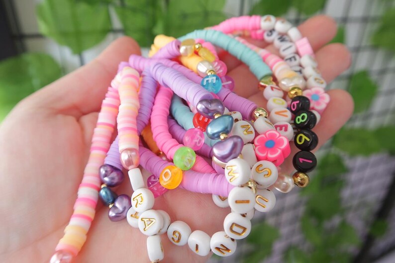 10 Pack Beaded Friendship Bracelets, Best Friend Gift, Exchange ...