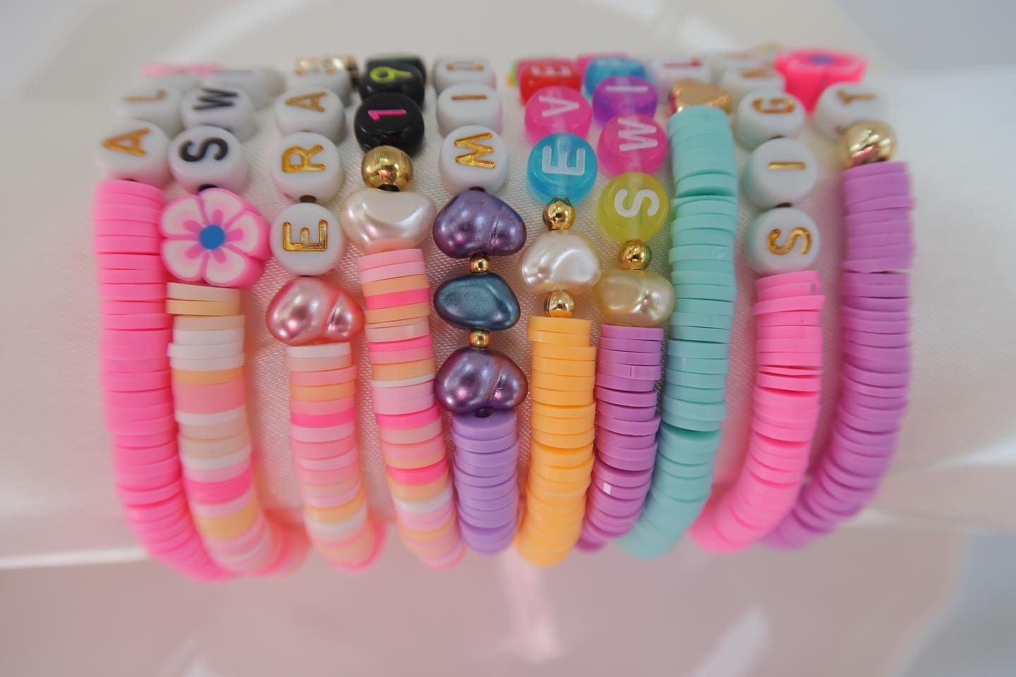 10 Pack Beaded Friendship Bracelets, Best Friend Gift, Exchange ...