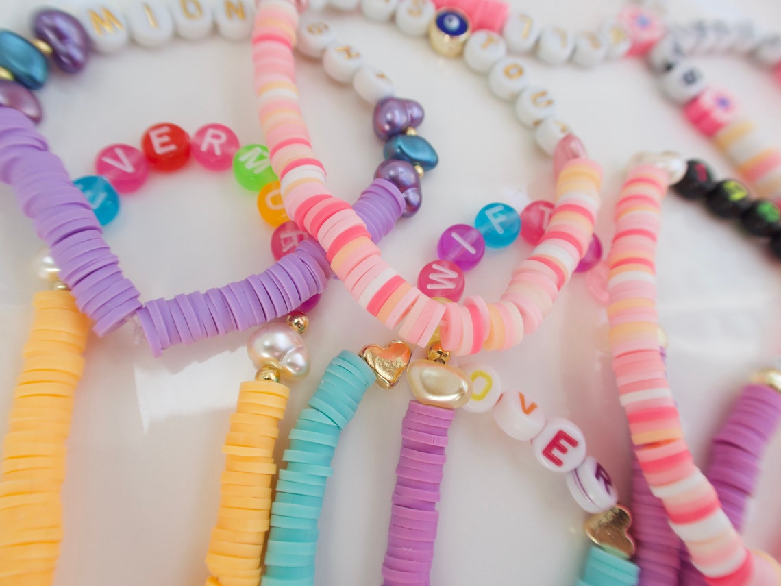 10 Pack Beaded Friendship Bracelets, Best Friend Gift, Exchange ...