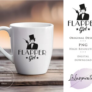 Original FLAPPER GIRL Design, Retro 1920s Fashion, Digital Download PNG ...