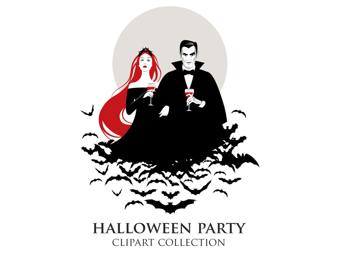 VAMPIRE CLIPART Collection - Halloween Party - Instant Download - High ...