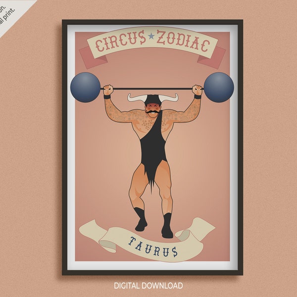 Circus Strongman - Etsy