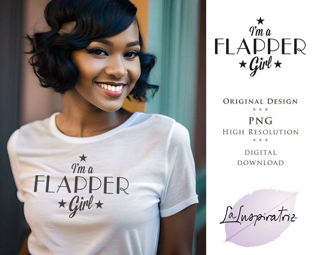 Original Design "i'm a Flapper" RETRO 1920s Fashion, Digital Download ...