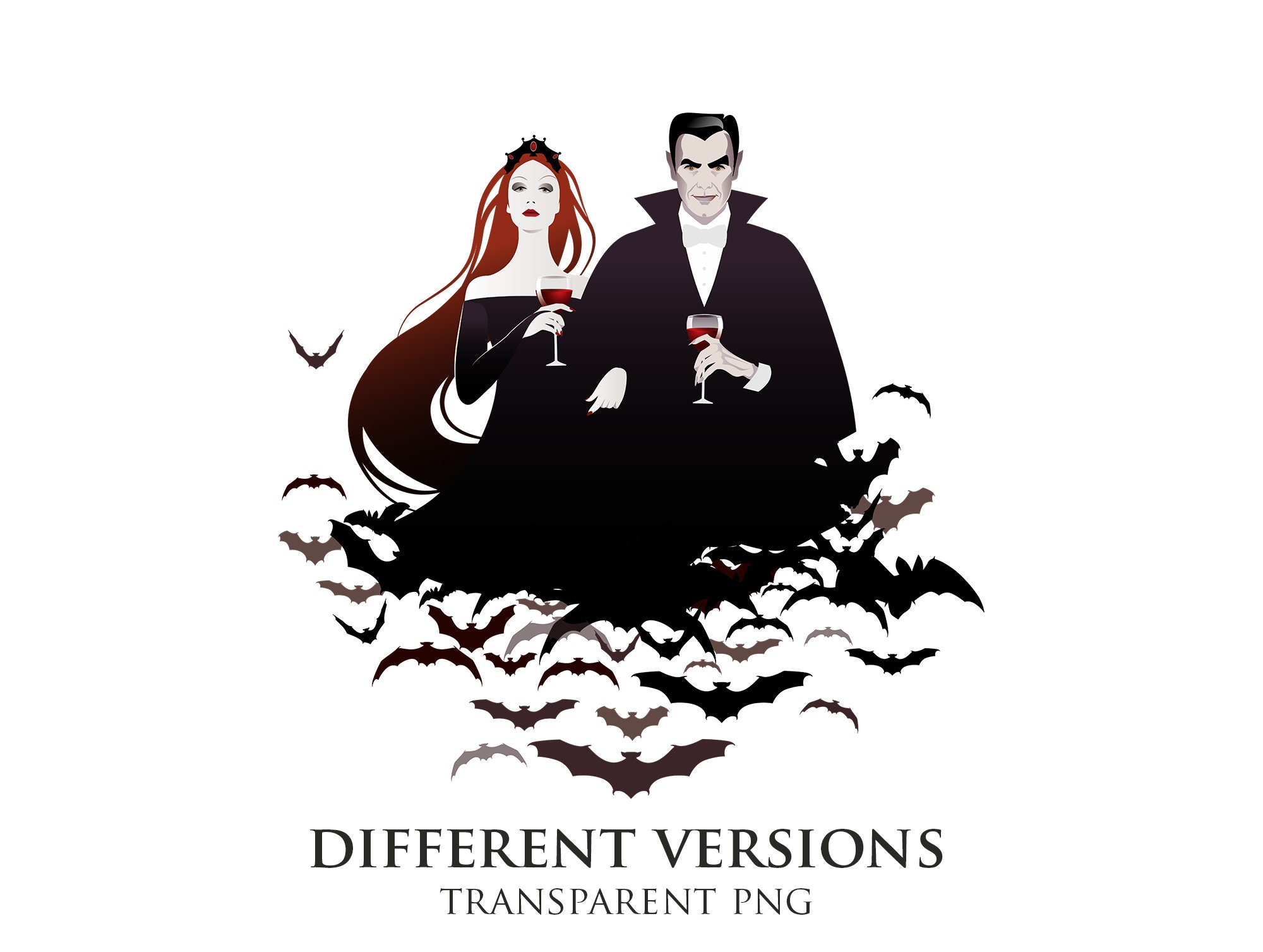 VAMPIRE CLIPART Collection - Halloween Party - Instant Download - High ...