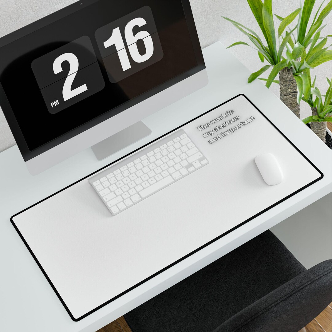 Mysterious and Important Desk Mat - Etsy