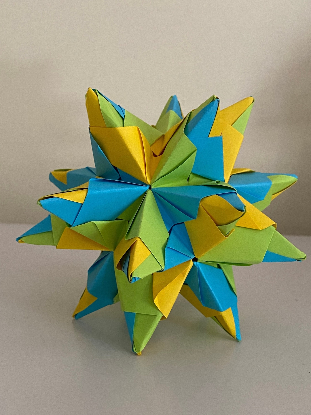 Modular Origami 3D Star - Etsy