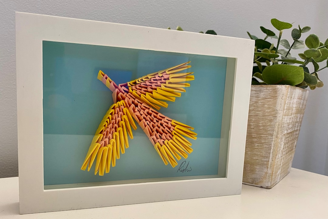 Modular Phoenix Bird Framed Shadow Box - Etsy