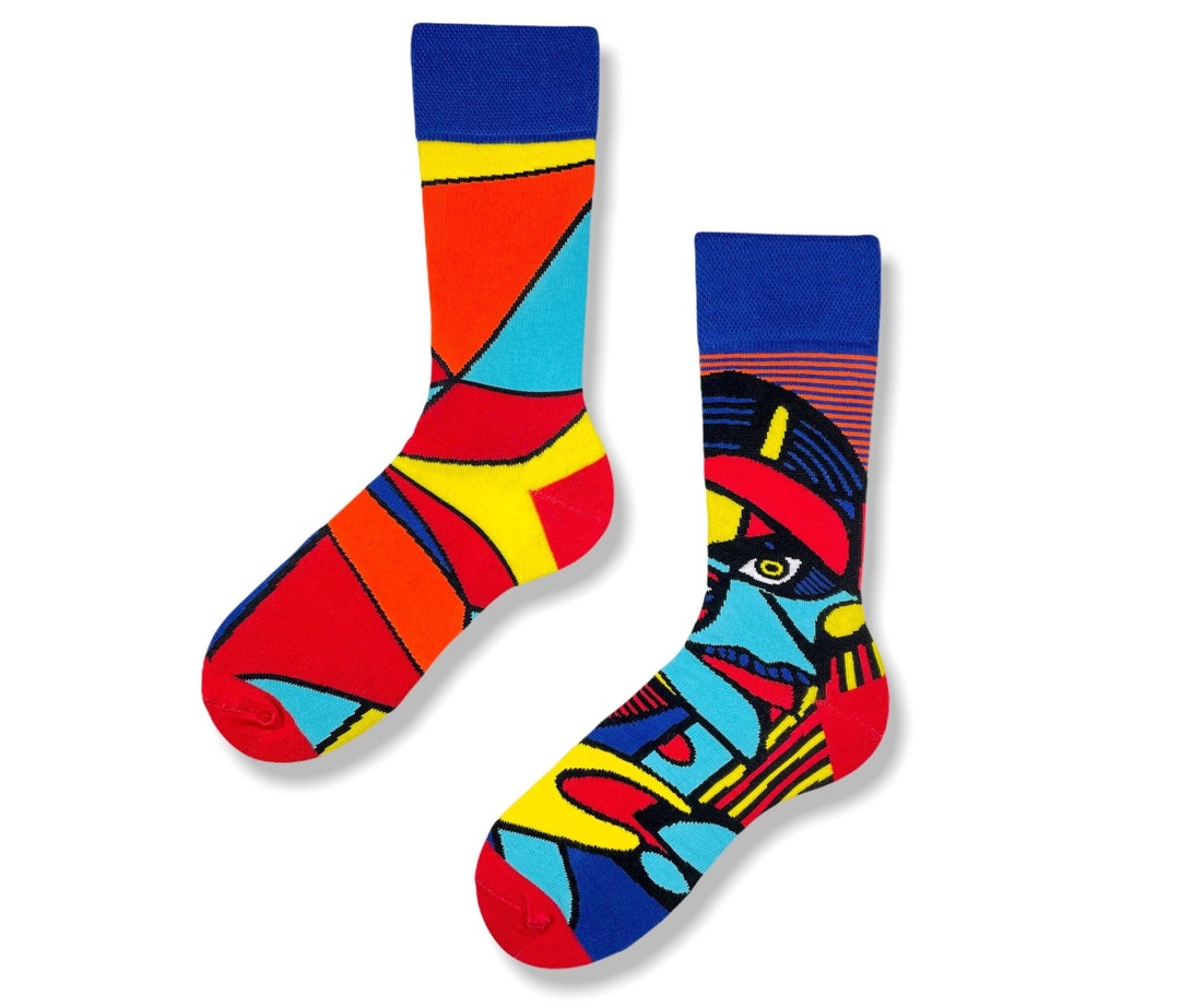 Picasso Art Socks for Men Women - Funny Crazy Cotton Unisex Happy ...