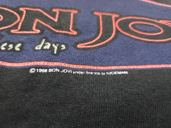 1996 Bon Jovi These Days World Tour Vintage 90s Black… - Gem