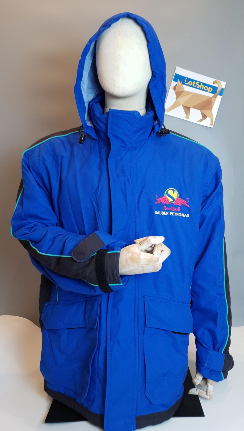 Red Bull Sauber Petronas F1 Team Vintage Early 2000s Hooded Winter ...