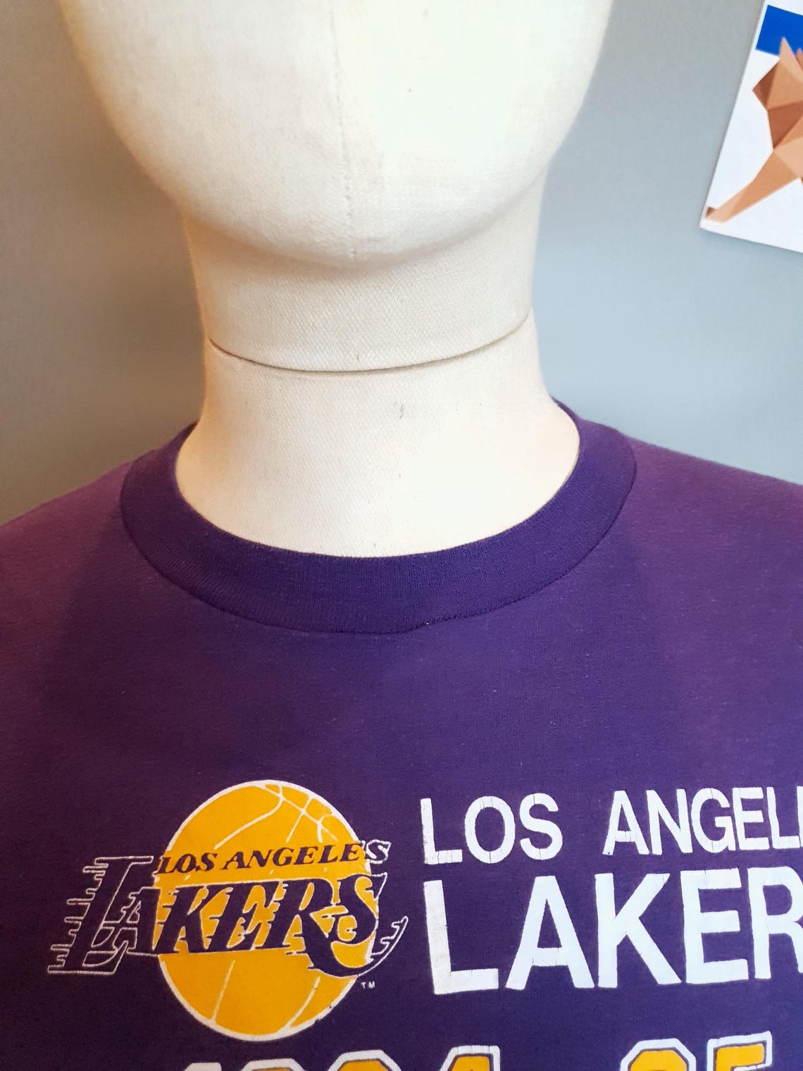 Los Angeles Lakers 1984-85 Champions 80s Sneakers Brand Vintage Men's ...