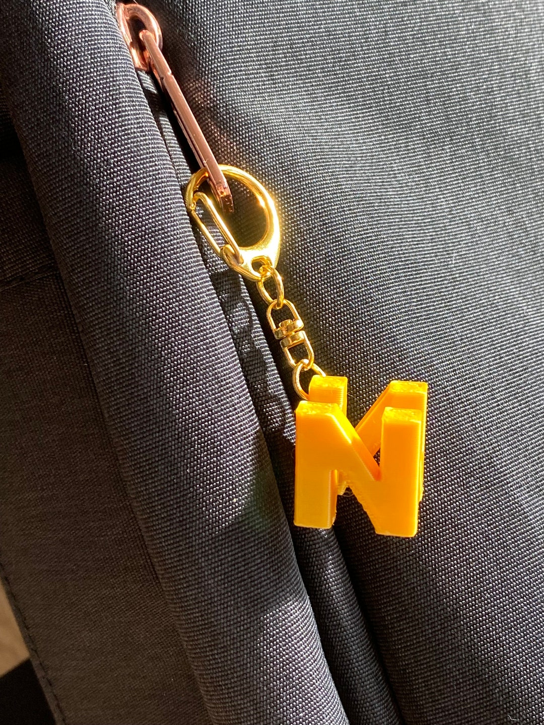 N64 Logo Gold Keychain - Etsy