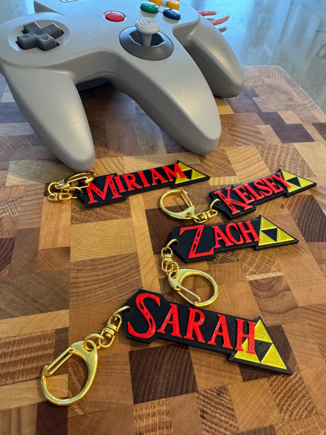Custom Hylian Name Keychain – Personalized Gamer Gift, Fantasy RPG ...
