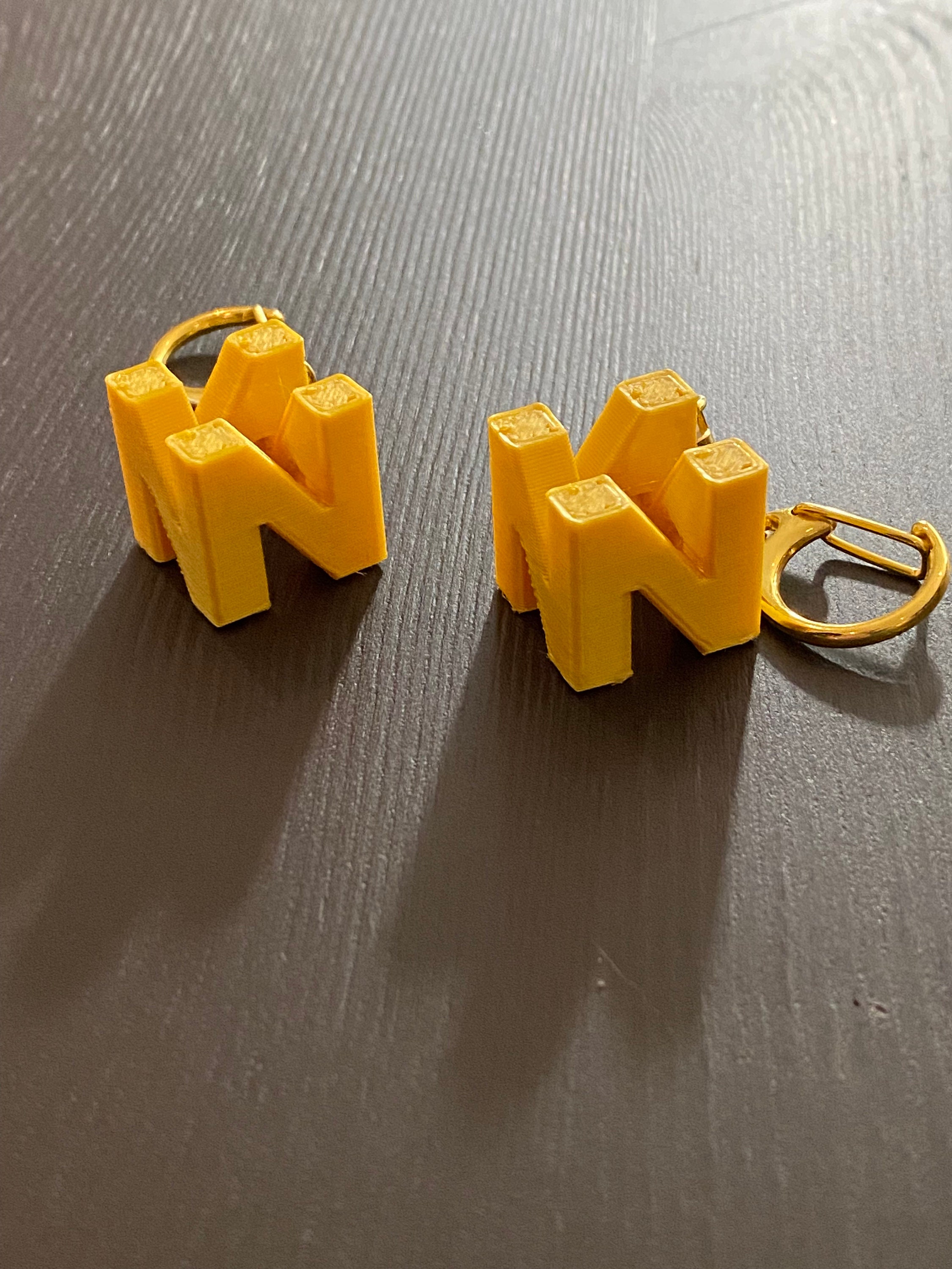 N64 Logo Gold Keychain - Etsy