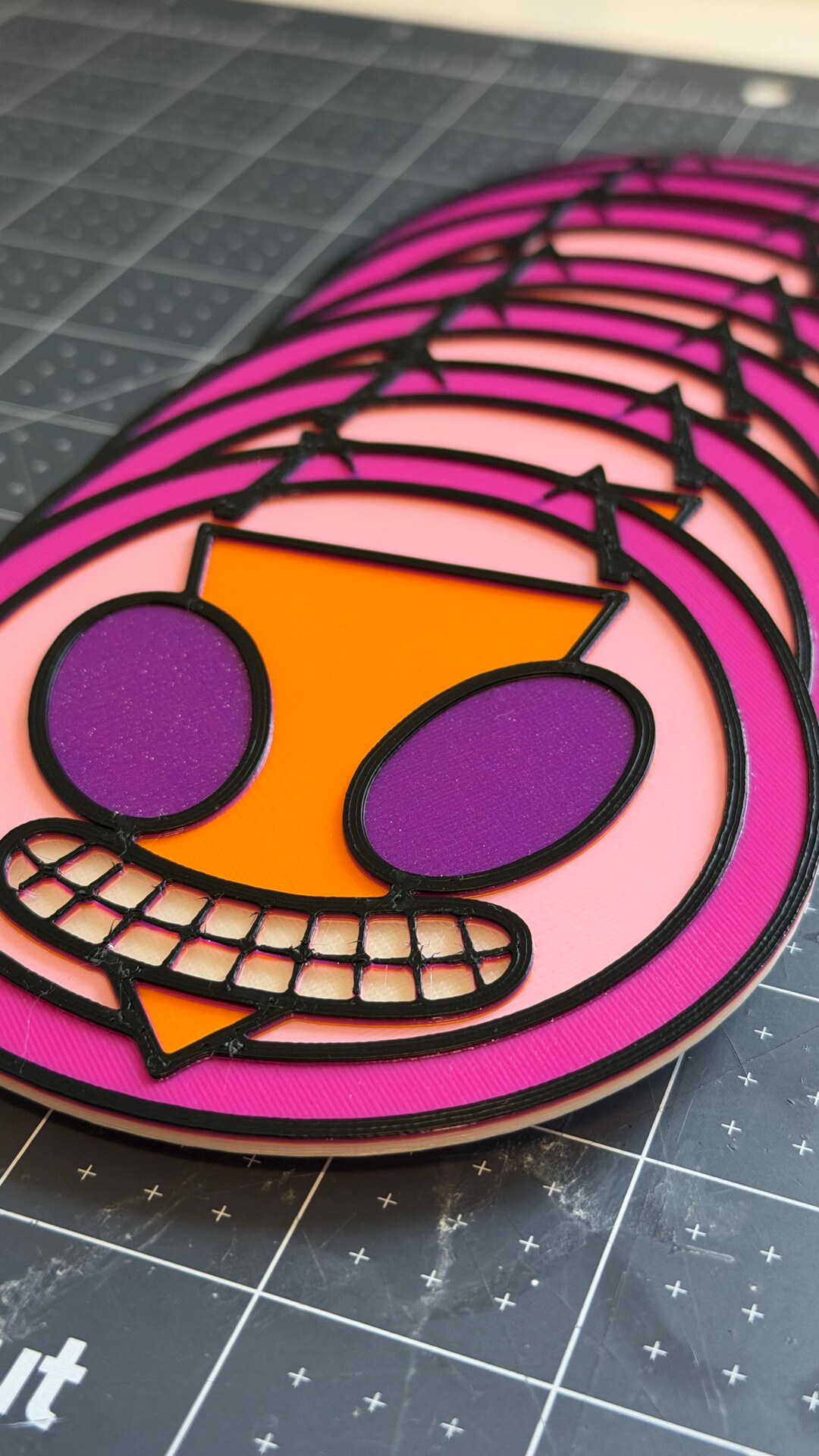 Invader Zim Irken Invasion Coaster Set - Handmade Alien Empire Coasters ...