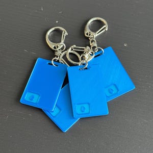 Severance Lumon ID Badge Keychain 3D Printed Keychain Lumon Employee ...