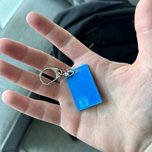 Severance Lumon ID Badge Keychain 3D Printed Keychain Lumon Employee ...