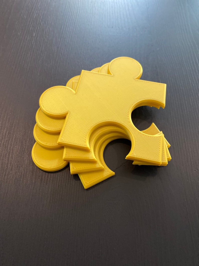 3D Printed Coasters Banjo Kazooie Jiggies Coaster Set Gift for Gamers ...