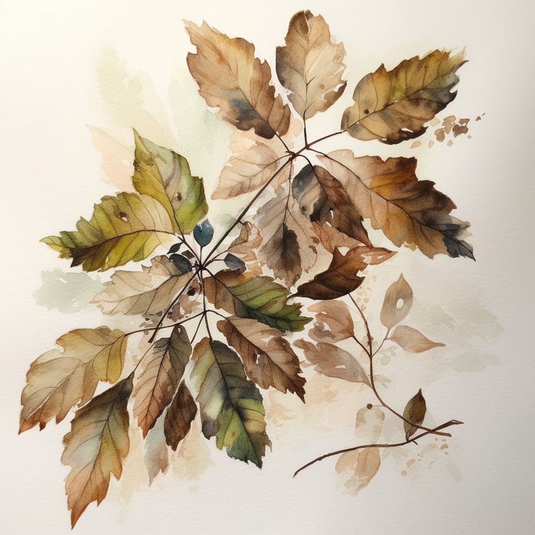 Autumn Leaves Wall Art Digital Download Fine Art Digital Print - Etsy