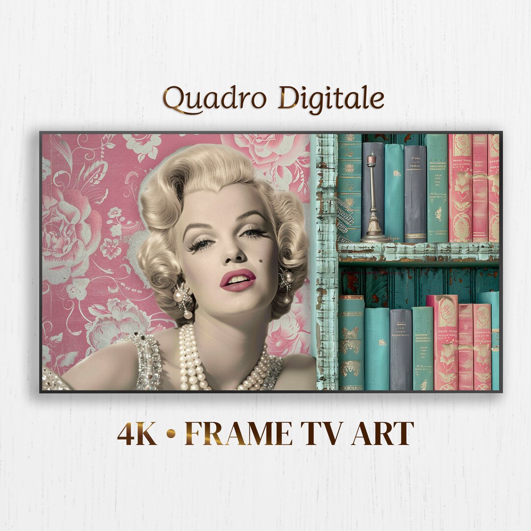 Samsung Frame TV Art, Hisense Canvastv Marilyn Monroe, Vintage Pop Art ...