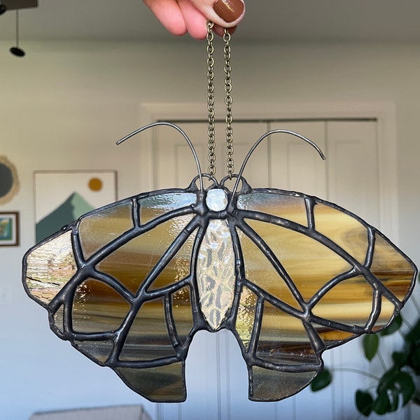 Stained Glass Moth - Etsy