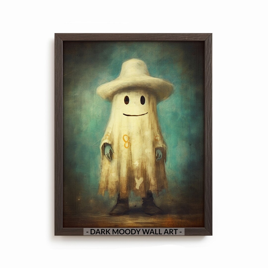 Mexican Ghost Poster Haunted Painting Gothic Halloween - Etsy