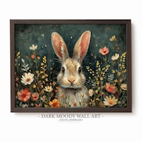 Bunny Art - Etsy