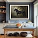 Black Horse Printable Wall Art, Moody Equestrian Animal Print for ...