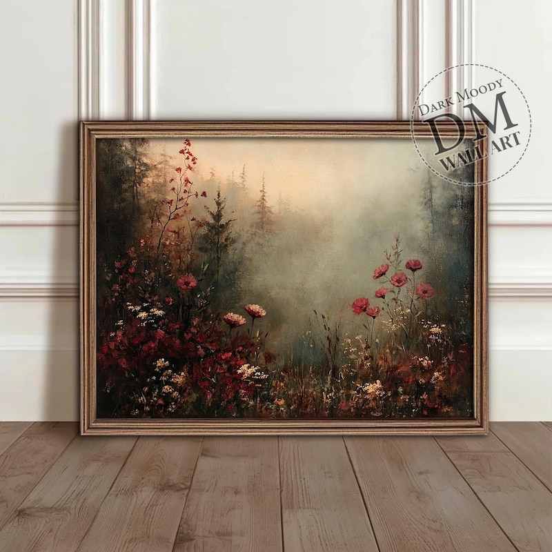 Moody Cottage Printable - Etsy