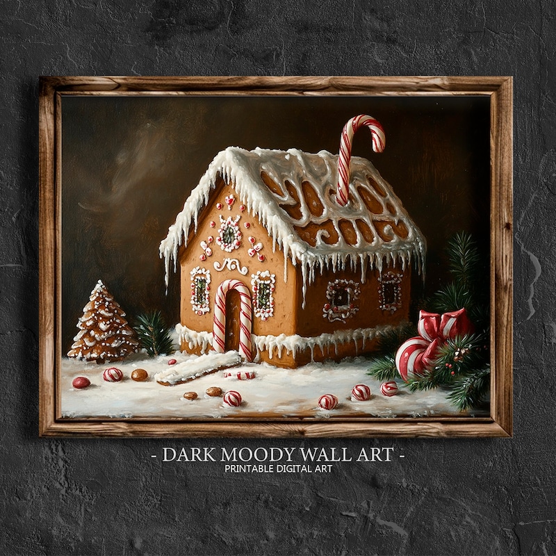 Gingerbread Wall Art - Etsy