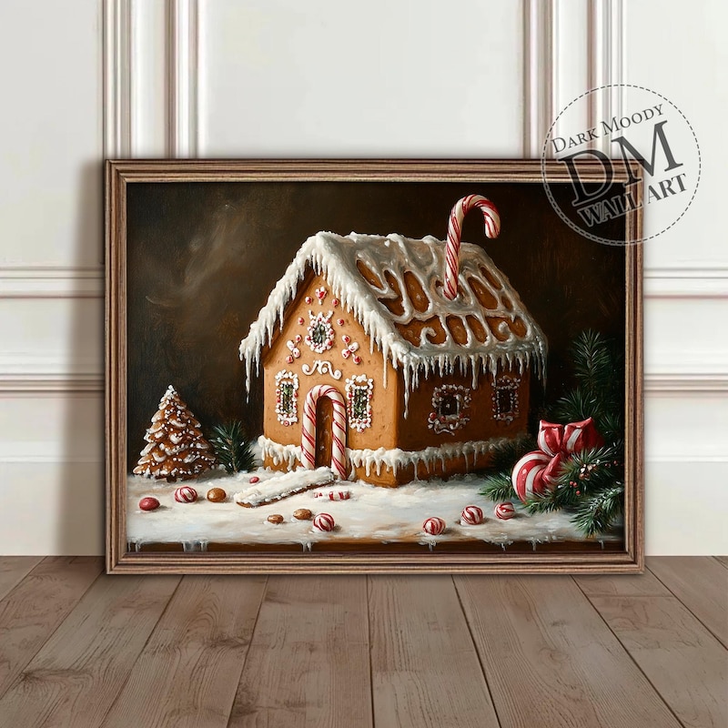 Gingerbread Wall Art - Etsy