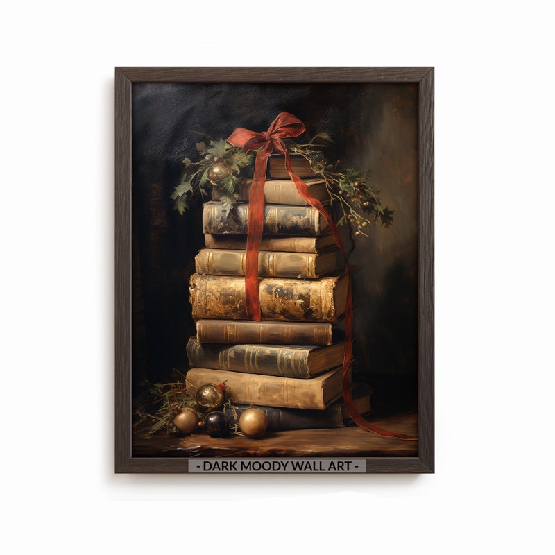 Christmas Book Decor - Etsy
