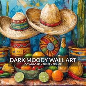 Mexican Cinco De Mayo Print, Printable Hispanic Wall Art, Digital ...