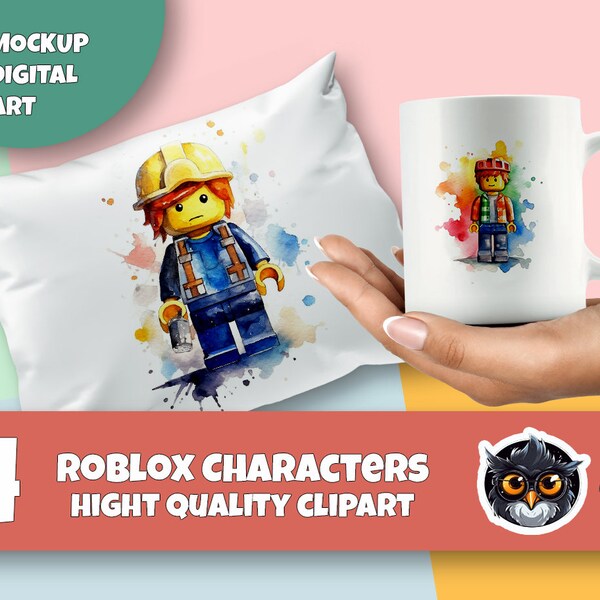 Roblox Printable Clipart - Etsy