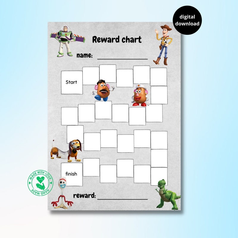 Toy Story Worksheets - Etsy