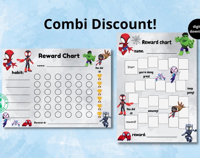 Spidey Reward Chart for Kids, Spider-man, Spidey and His Amazing ...