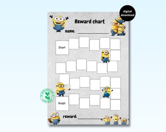 Princess Reward Chart for Kids Habit Tracker Behaviour - Etsy